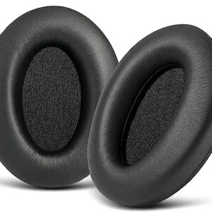 Gvoears Ear Pads for Sony XM3 WH-1000XM3 Wireless Noise Cancelling Over Ear Headphones Replacement Leather Earpads Cushions Earmuffs for WH 1000XM3 with Noise Isolation Memory Foam(Black)