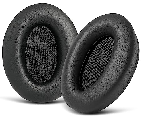 Gvoears Ear Pads for Sony XM3 WH-1000XM3 Wireless Noise Cancelling Over Ear Headphones Replacement Leather Earpads Cushions Earmuffs for WH 1000XM3 with Noise Isolation Memory Foam(Black)