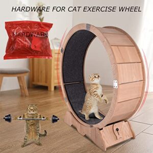 Hardware for Cat Exercise Wheel,Stainless Steel Accessories for Installation(1 Pack)