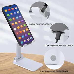 All Cows Pattern Cell Phone Stand Foldable Adjustable Cellphone Holder Desktop Dock Compatible with iPhone Switch Tablets (4-13")