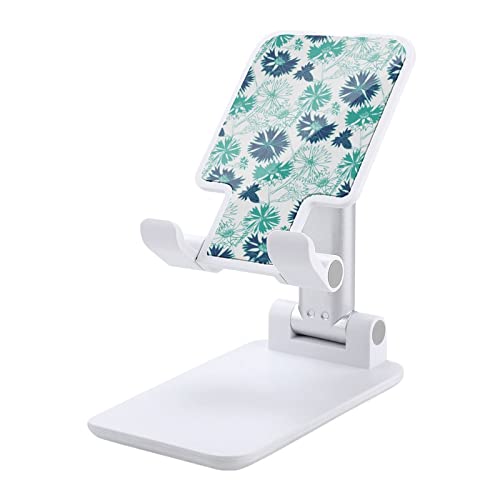 Cornflowers Cell Phone Stand Foldable Adjustable Cellphone Holder Desktop Dock Compatible with iPhone Switch Tablets (4-13")