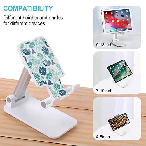 Cornflowers Cell Phone Stand Foldable Adjustable Cellphone Holder Desktop Dock Compatible with iPhone Switch Tablets (4-13")