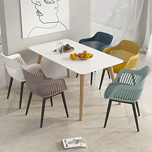 EODNSOFN Nordic Dining Chairs Designer Design Dining Chairs Plastic Transparent Sillas Computer Chai (Color : E, Size : 1code)