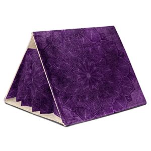 ratgdn small pet hideout purple mandala flowers hamster house guinea pig playhouse for dwarf rabbits hedgehogs chinchillas