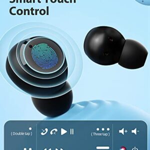 Wireless Earbuds Upgraded 5.3 Headphones with LED Power Display Charging Case IPX7 Waterproof Ear Buds in-Ear Earphones with Microphones for Android Gaming PC Computer Laptop TV Music Sport