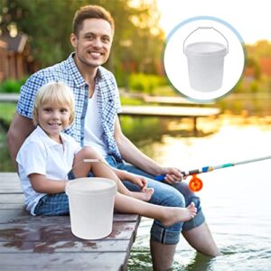 DOITOOL Water All Toy Food Tub Heavy Lid Pigment Cream Thickened Empty Storage Seal Plastic Treasure Duty Sealed Fodder Oil with Container Portable Buckets Handle Paint for Grade L Vegetable Bucket