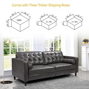 THSUPER 6 Seaters Oversized Sleeper Sectional Couches for Living Room Furniture Studio Apartment