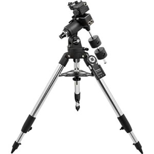 orion eq-26 motorized equatorial telescope mount and tripod