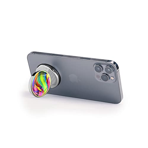 HANDL New York: Paint Swirls - Handl Benjamin Collection - Phone Grip and Stand for Smartphone