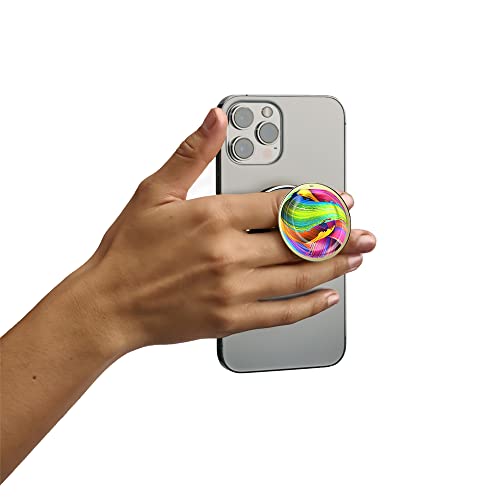 HANDL New York: Paint Swirls - Handl Benjamin Collection - Phone Grip and Stand for Smartphone