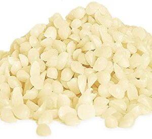 Beeswax Pellets 10 lb, White, Pure, Bees Wax Pastilles, Triple Filtered, Great for DIY Projects, Lip Balms, Lotions