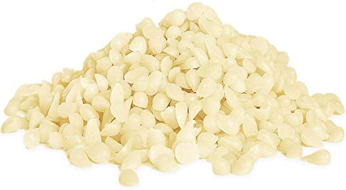 Beeswax Pellets 10 lb, White, Pure, Bees Wax Pastilles, Triple Filtered, Great for DIY Projects, Lip Balms, Lotions