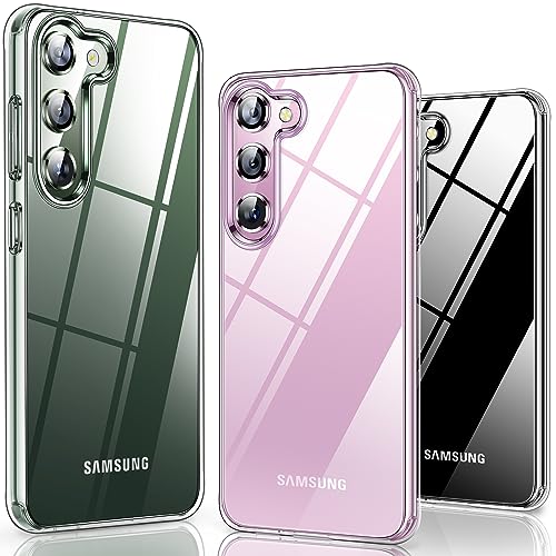 Simtect Crystal Clear for Samsung Galaxy S23 Case [Never Yellow] [10FT Military Drop Protection] Galaxy S23 Case Soft TPU Slim Fit Yet Protective Phone Case for Samsung S23 5G 6.1" Cover - Clear