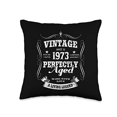 1973 Birthday Born in 1973 Throw Pillow, 16x16, Multicolor