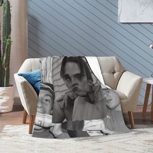 Drew Starkey Collage Ultra-Soft Micro Fleece Throw Blanket Warm Comfortable Versatile Blanket for Sofa and Travel