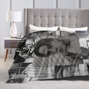 Drew Starkey Collage Ultra-Soft Micro Fleece Throw Blanket Warm Comfortable Versatile Blanket for Sofa and Travel