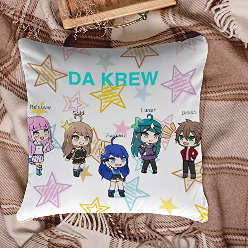 DHCUTE Soft Pillow Blanket 2 in 1 Its_Funneh Flannel Comfortable Blankets Decorate Throw Pillow