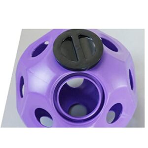 shamjina Horse Treat Ball Hay Feeding Toy Hay Feeder Ball for Horse Stable Stall, Purple