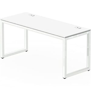 shw artwork solo desk, white