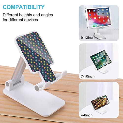 Plum Trees Cell Phone Stand Foldable Tablet Holder Adjustable Cradle Desktop Accessories for Desk