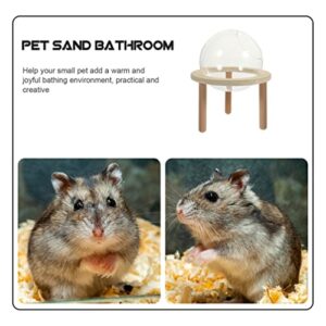 POPETPOP Home Sand Bath Box Small Hamster Bathtub Cage Chinchilla Bathtub Small Pet