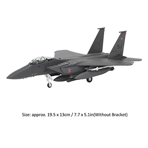 Rushbom 1:100 Airplane Scale Fighter Aircraft Model Highly Simulated Alloy Planes Model for Collection Decoration