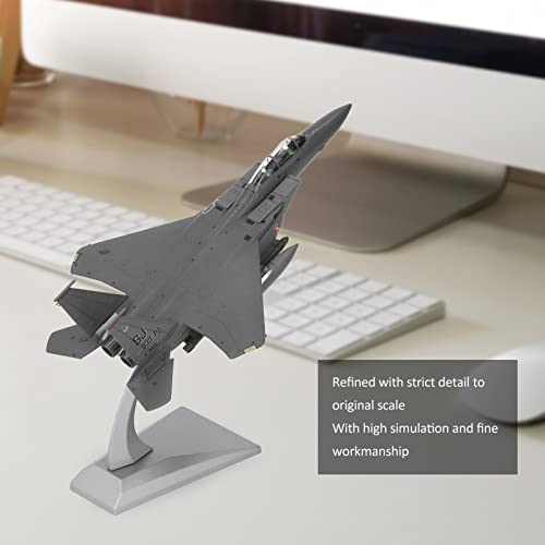 Rushbom 1:100 Airplane Scale Fighter Aircraft Model Highly Simulated Alloy Planes Model for Collection Decoration