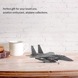 Rushbom 1:100 Airplane Scale Fighter Aircraft Model Highly Simulated Alloy Planes Model for Collection Decoration