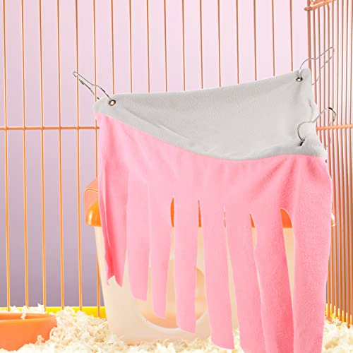 balacoo Rat Sleeping Hidey Sides Bed Rats Beds Curtain Small Tent Animal for Home Forest Three Cage Pet Guinea Hide Decoration Decor Fit Rabbit House Chinchilla Corner Ferrets