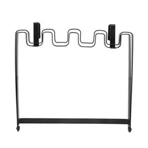 Weojeviy Household Waste Garbage Bag Hanging Rack Rubbish Bag Holder Kitchen Cabinet Bag Rack Holder Accessory Kitchen Supplies, for Kitchen Bedroom and Living Room(Black)