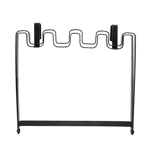 Weojeviy Household Waste Garbage Bag Hanging Rack Rubbish Bag Holder Kitchen Cabinet Bag Rack Holder Accessory Kitchen Supplies, for Kitchen Bedroom and Living Room(Black)