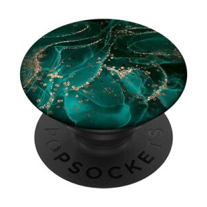 elegant dark forest color green popsockets standard popgrip