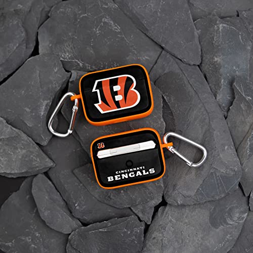 GAME TIME Cincinnati Bengals HDX Case Cover Compatible with Apple AirPods Pro 1 & 2 (Classic)