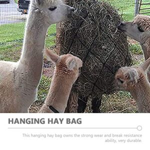 POPETPOP Hay Bags for Horses Guinea Pig Hay Slow Feeder Horse Hay Bag 2Pcs Pasture Horse Hay Nets Suspending Hay Bags Multi-Function Hay Pouches Hay Accessory Slow Feeder Hay Feeder