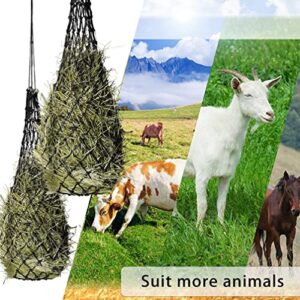 POPETPOP Hay Bags for Horses Guinea Pig Hay Slow Feeder Horse Hay Bag 2Pcs Pasture Horse Hay Nets Suspending Hay Bags Multi-Function Hay Pouches Hay Accessory Slow Feeder Hay Feeder