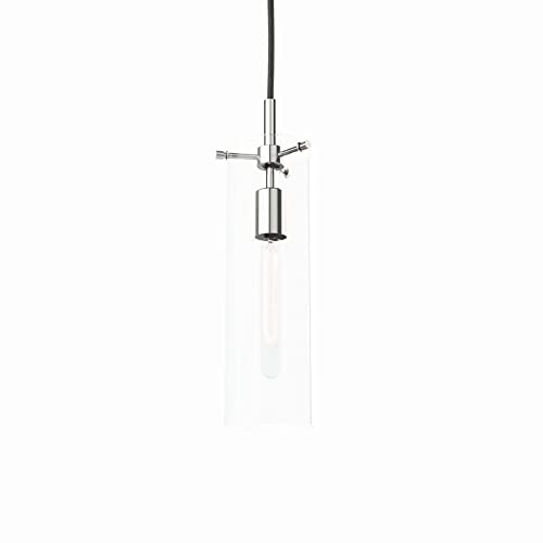 Modway Skylark Pendant Light in Clear Polished Nickel