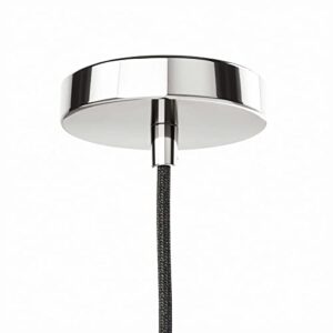 Modway Skylark Pendant Light in Clear Polished Nickel