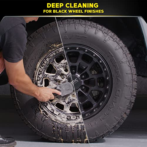 Meguiar's Hot Rims Black Wheel Cleaner - Powerful Formula to Easily Remove Stubborn Brake Dust & Tough Grime - 24 Oz