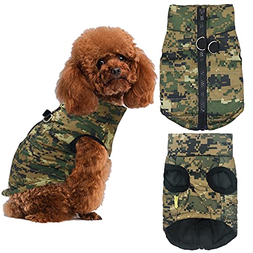 Girl Dog Shirts for Small Dogs Cute Fashion Cloth Dogs for Small Jacket Vest Cloth Dog Camouflage Cloth Dog Pet Coat Dog Pet Winter Winter Dogs Pet Clothes Warm Dog Sweaters for Small Dogs Winter