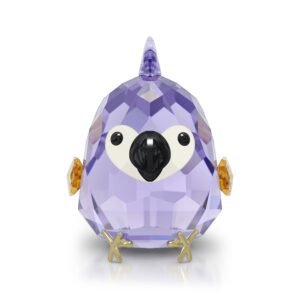 swarovski all you need are birds purple macaw