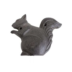 Statues Cast Iron Squirrel Coat Hook Home Wall Hook Wall Decoration Animal Single Hook Porch Decoration Craft Animal Sculpture