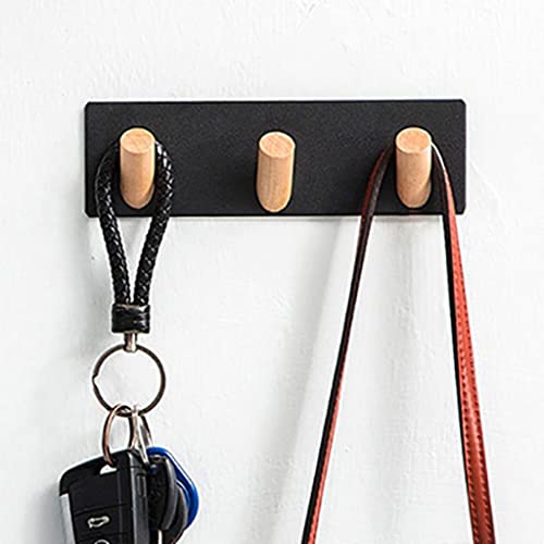 XDCHLK Key Hook Hanger Coat Hook Wall Hanging Viscose Clothes Wall Punching Row Hook Wall Hanging Rack Household ( Color : D , Size : 17*3*5cm )