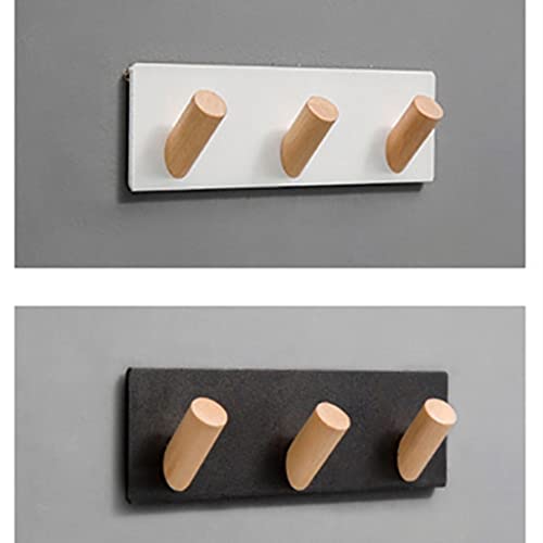 XDCHLK Key Hook Hanger Coat Hook Wall Hanging Viscose Clothes Wall Punching Row Hook Wall Hanging Rack Household ( Color : D , Size : 17*3*5cm )