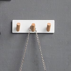 XDCHLK Key Hook Hanger Coat Hook Wall Hanging Viscose Clothes Wall Punching Row Hook Wall Hanging Rack Household ( Color : D , Size : 17*3*5cm )