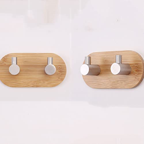 XDCHLK Clothes Hook Towel Keys Adhesive Hook Stainless Steel Rustproof Coat Towel Holder Bathroom Hanger