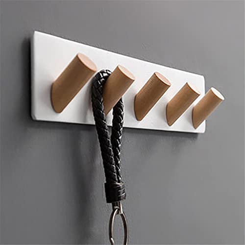 XDCHLK Key Hook Hanger Coat Hook Wall Hanging Viscose Clothes Wall Punching Row Hook Wall Hanging Rack Household ( Color : D , Size : 25*3*5cm )