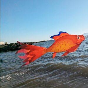 Madrona Brands Small Splash Tropical Fish Windsock | Durable Outdoor Hanging Decoration | Deck, Garden, Dock, Patio and More | 30-Inch