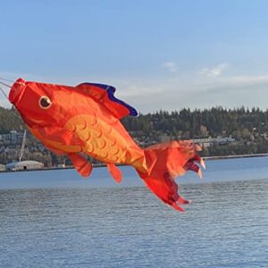 Madrona Brands Small Splash Tropical Fish Windsock | Durable Outdoor Hanging Decoration | Deck, Garden, Dock, Patio and More | 30-Inch