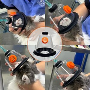 PRCMISEMED [for Veterinarians] Oxygen Therapy Rescue Mask Set for Dogs or Cats, Can be Used for Various Animals