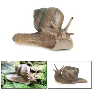 Rich Boxer 8 Pcs Snail Figurines Snail Model Snail Growth Cycle Model Set Plastic Snail Realistic Animal Model for Diorama